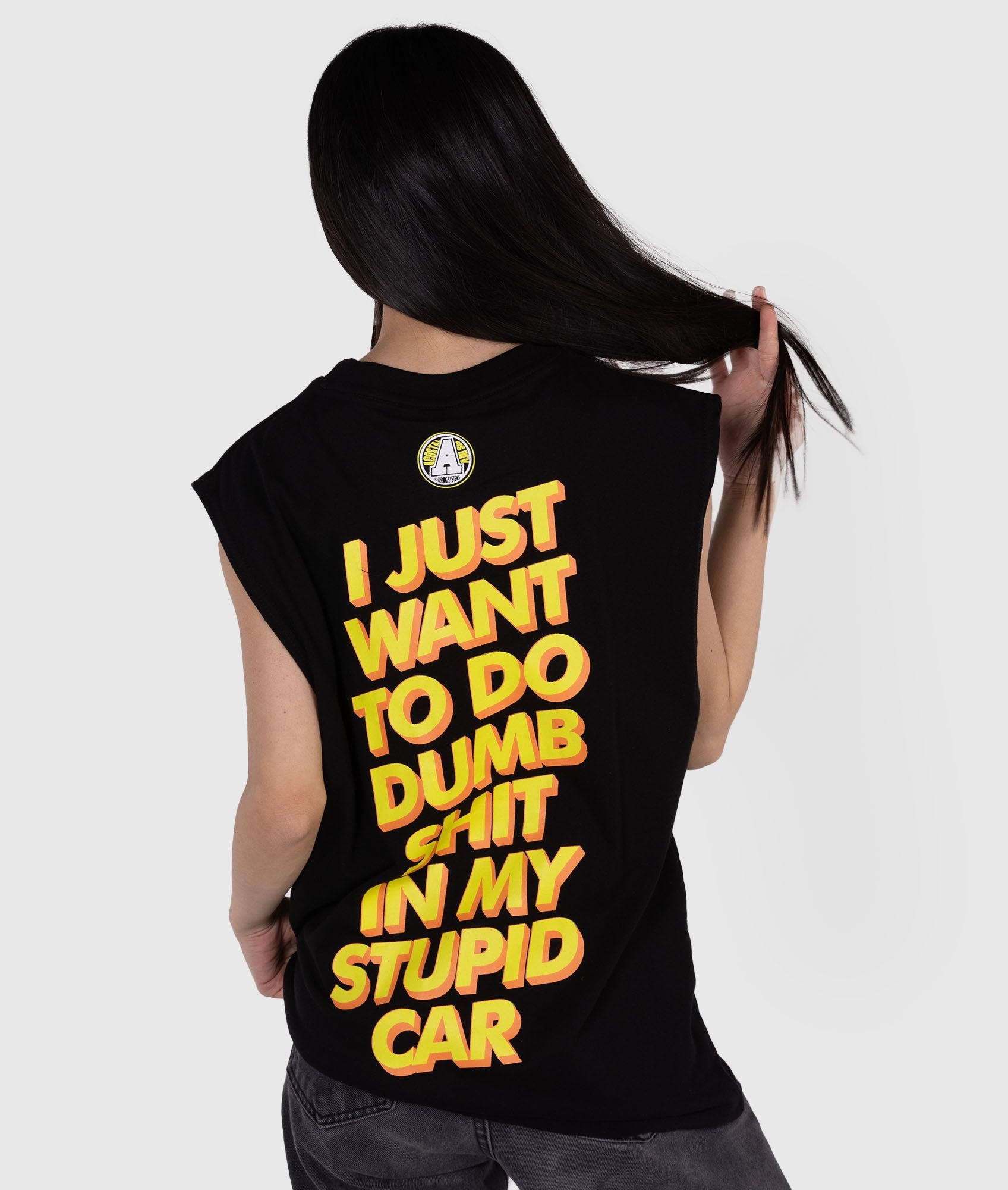 Womens Stupid Car Tank Top – Hardtuned
