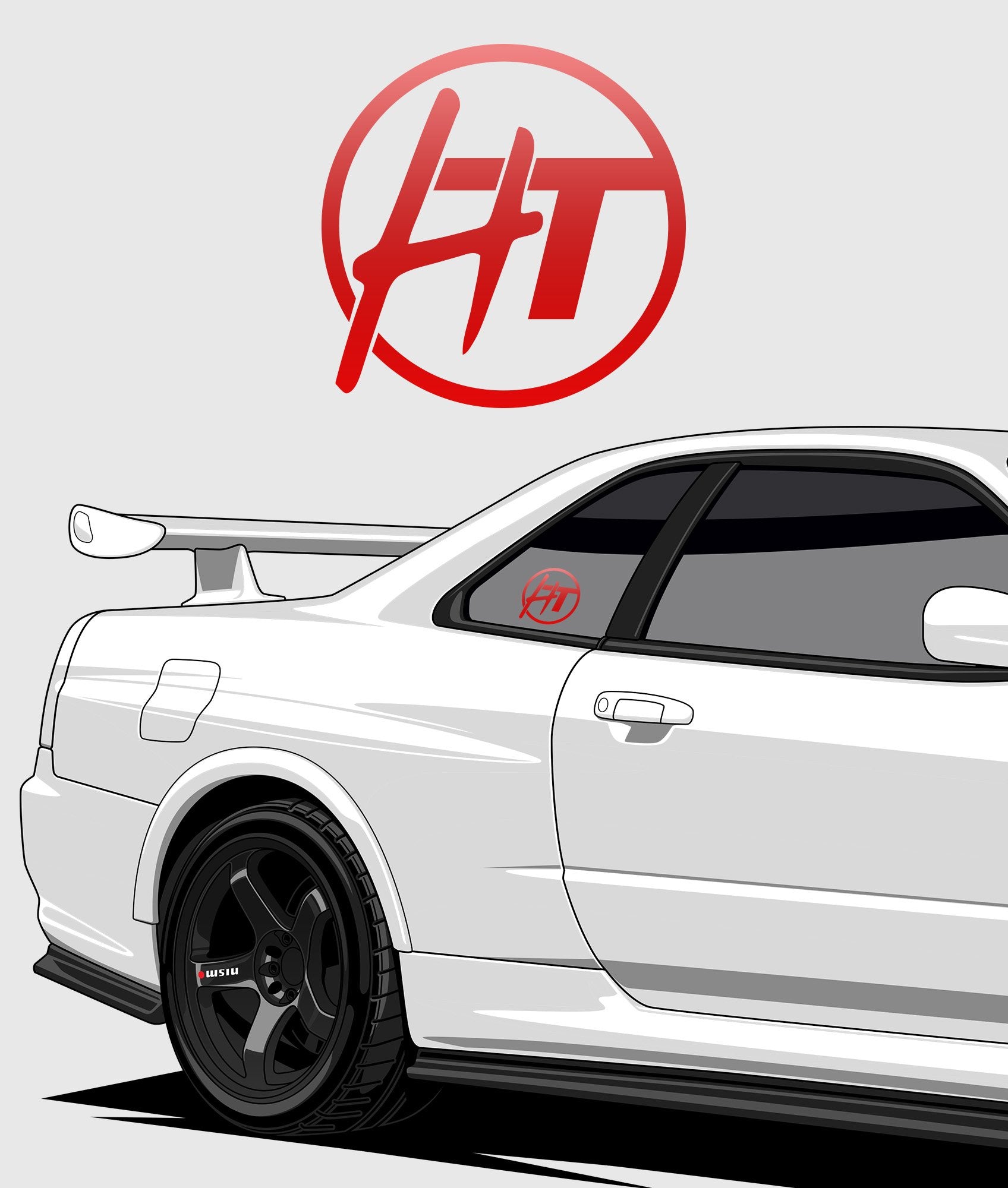 Hardtuned Dot Vinyl Sticker